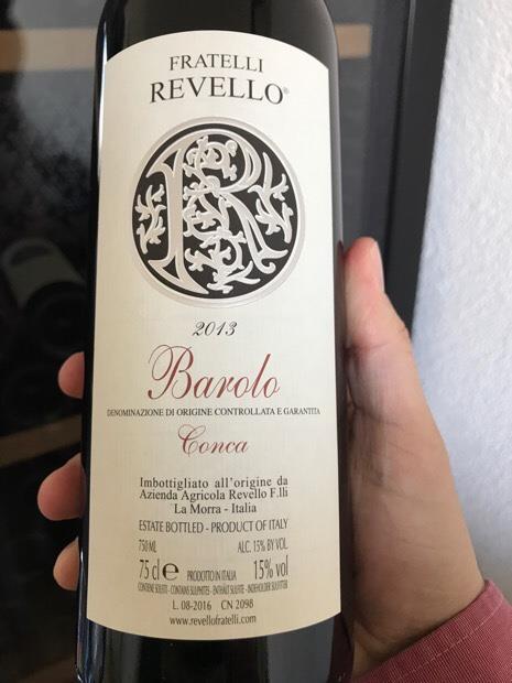 2013 Fratelli Revello Barolo Vigna Conca, Italy, Piedmont, Langhe ...
