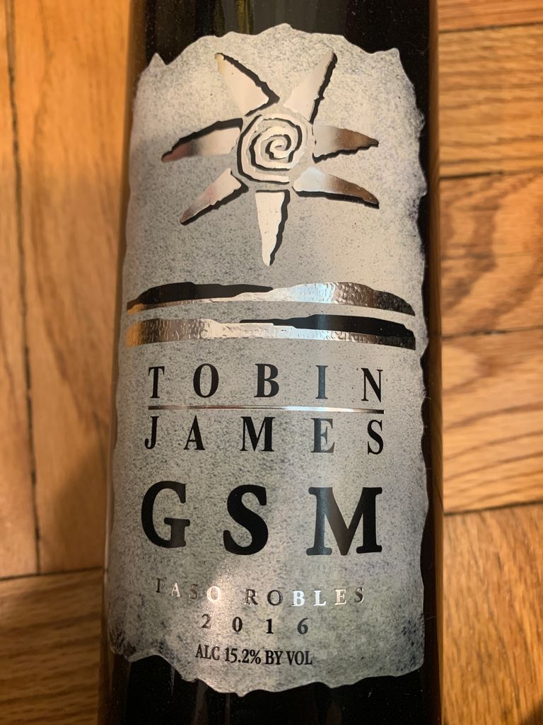 2016 Tobin James GSM, USA, California, Central Coast, Paso Robles ...
