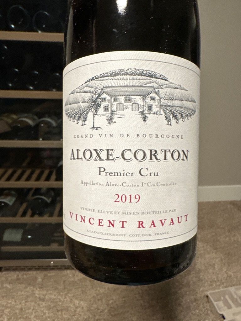 2019 Vincent Ravaut Aloxe-Corton 1er Cru, France, Burgundy, Côte de ...