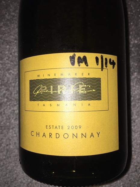 2009 Pirie Chardonnay Estate, Australia, Tasmania, Tamar Valley ...