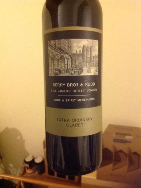2014 Berry Bros. & Rudd Berrys' Own Selection Extra Ordinary Claret Dourthe, France, Bordeaux ...