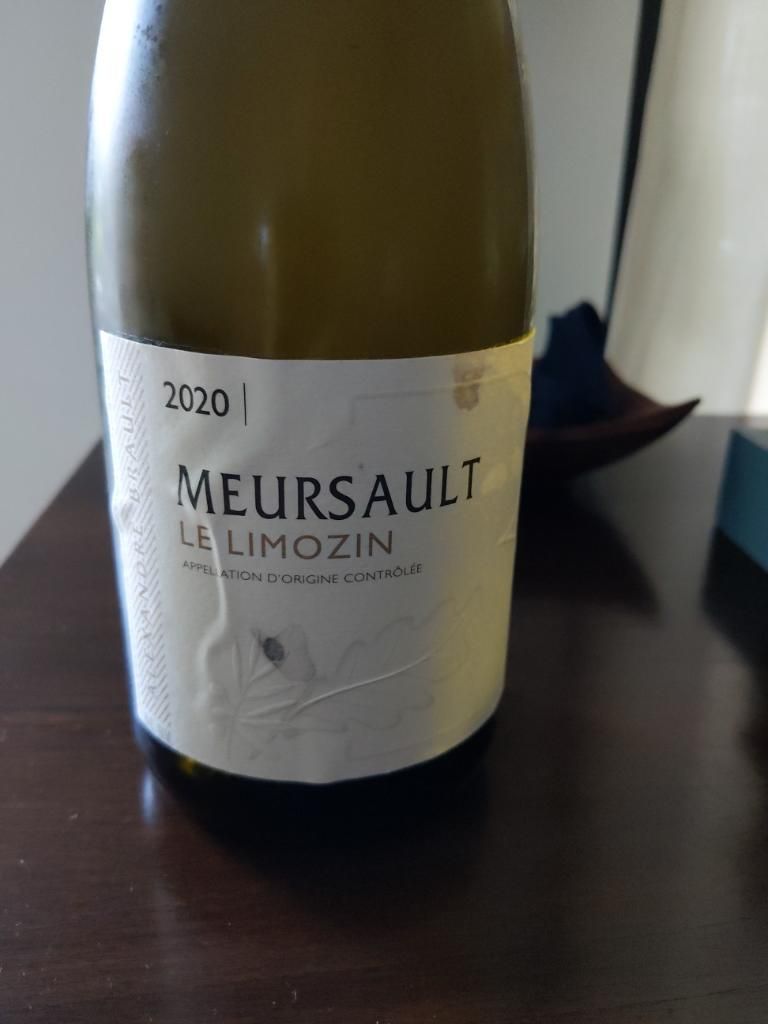 2020 Alexandre Brault Meursault Le Limozin, France, Burgundy, Côte de ...