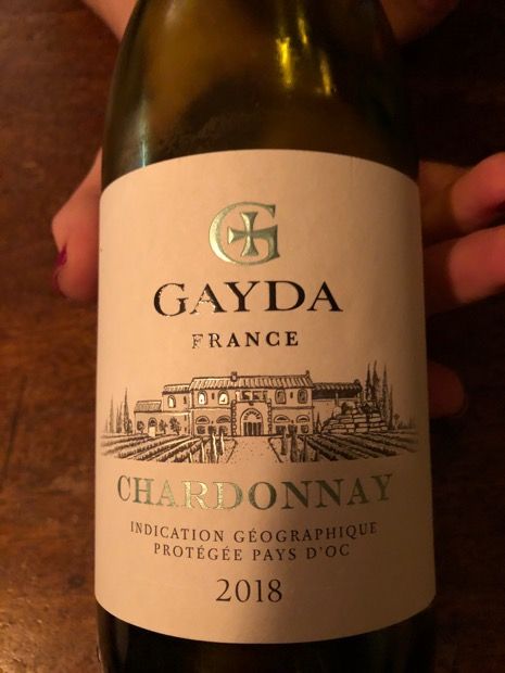 2020 Domaine Gayda Chardonnay Vin de Pays d'Oc, France, Languedoc ...