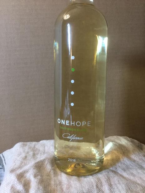 2016 One Hope Sauvignon Blanc, USA, California - CellarTracker