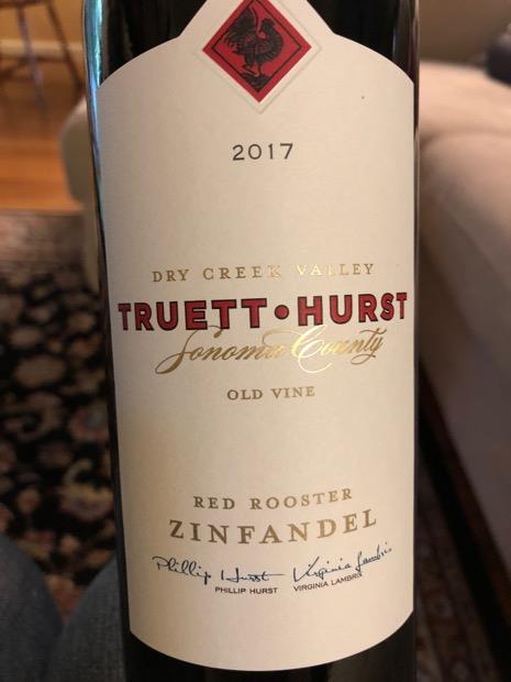 2017 Truett-Hurst Old Vine Zinfandel Red Rooster, USA, California ...