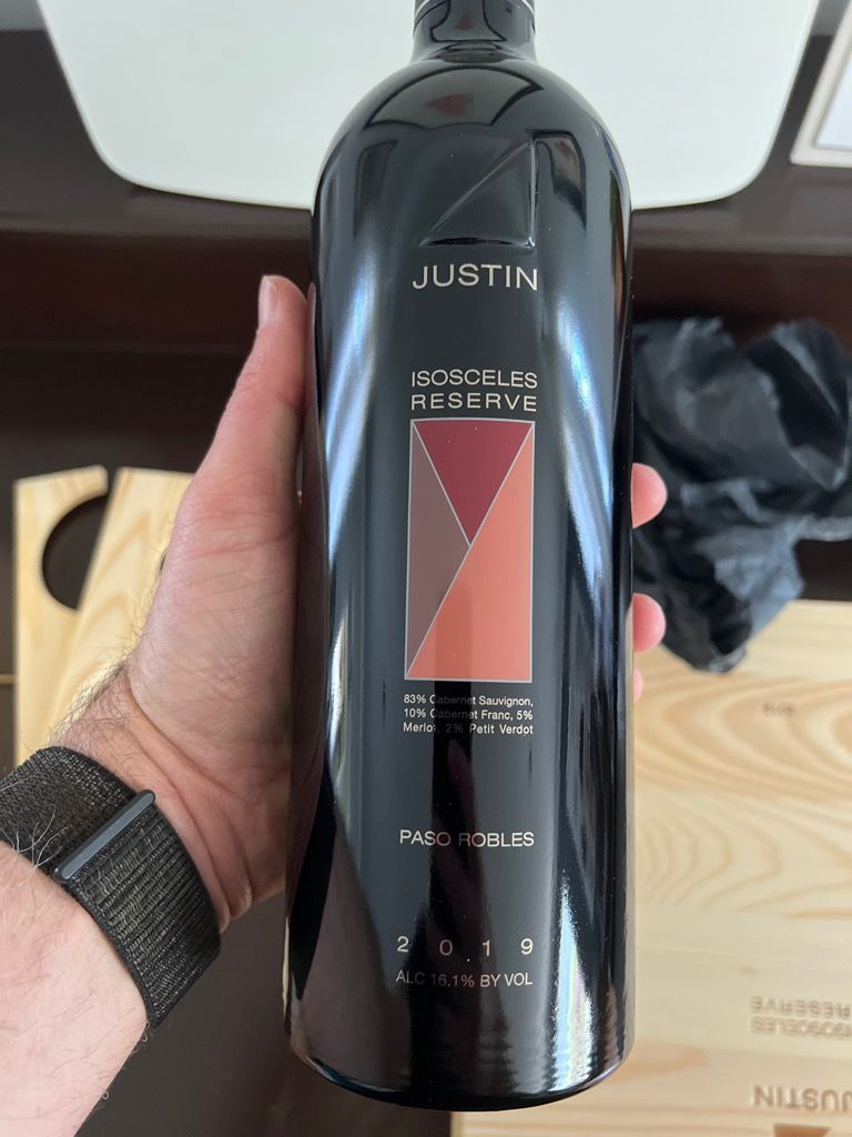 2019 Justin Vineyards & Winery Isosceles Reserve, USA, California ...