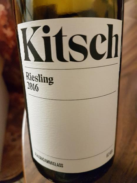2020 Kitsch Riesling, Canada, British Columbia, Okanagan Valley ...