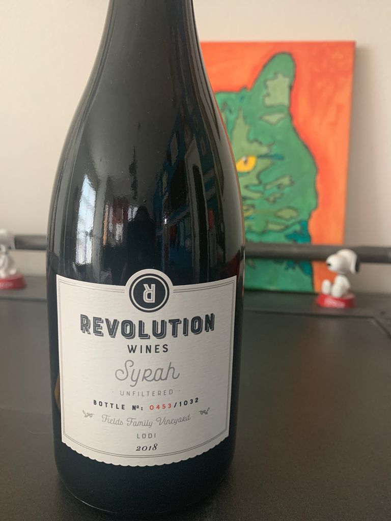 2020 Revolution Wines Syrah, USA, California, Sonoma County, Dry Creek ...