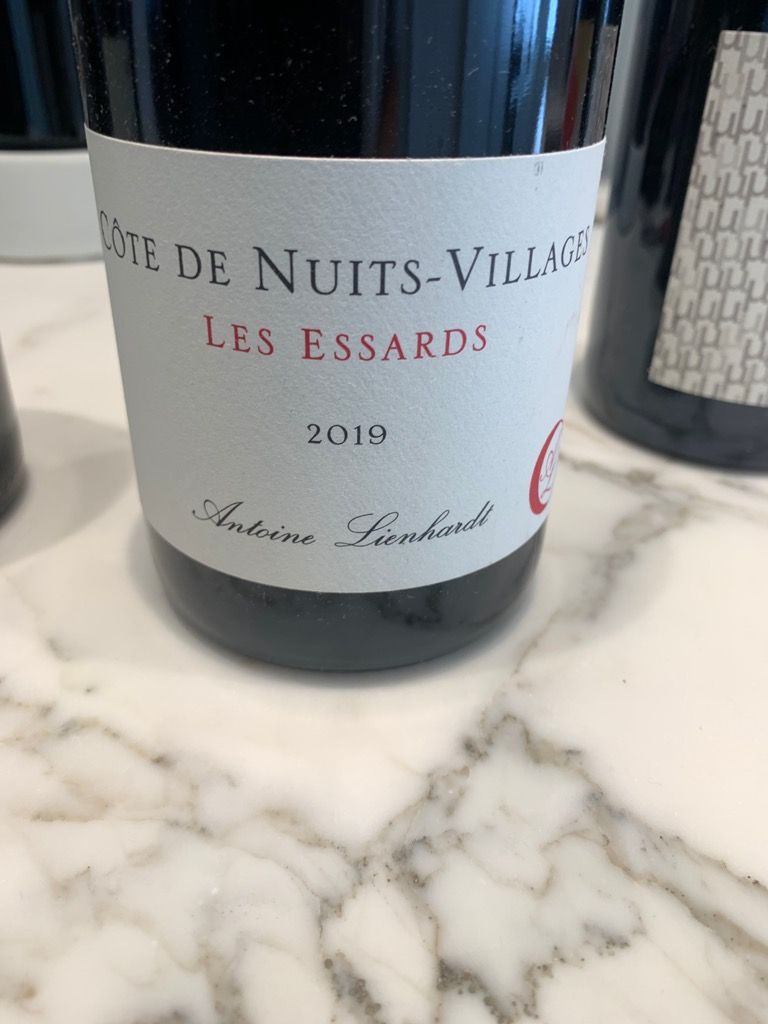 2019 Domaine Antoine Lienhardt Côte de Nuits Villages Les Essards, France, Burgundy, Côte de ...
