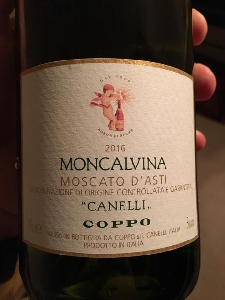 2016 Coppo Moscato Canelli Moncalvina, Italy, Piedmont, Asti, Canelli ...