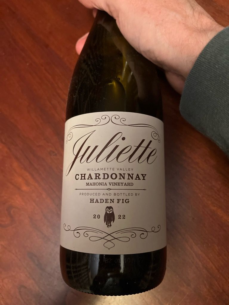 2023 Haden Fig Chardonnay Juliette, USA, Oregon, Willamette Valley ...