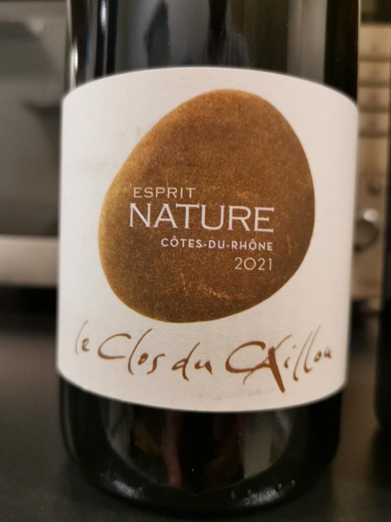 2020 Le Clos du Caillou Côtes du Rhône Esprit Nature, France, Rhône ...