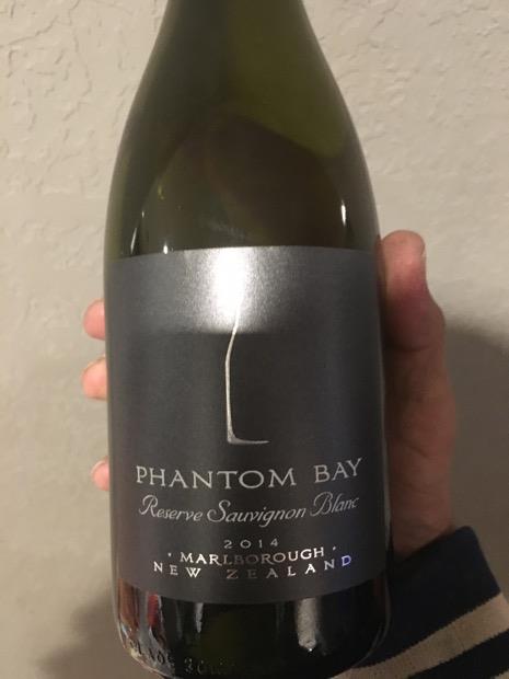 2014 Phantom Bay Sauvignon Blanc Reserve, New Zealand, South Island ...