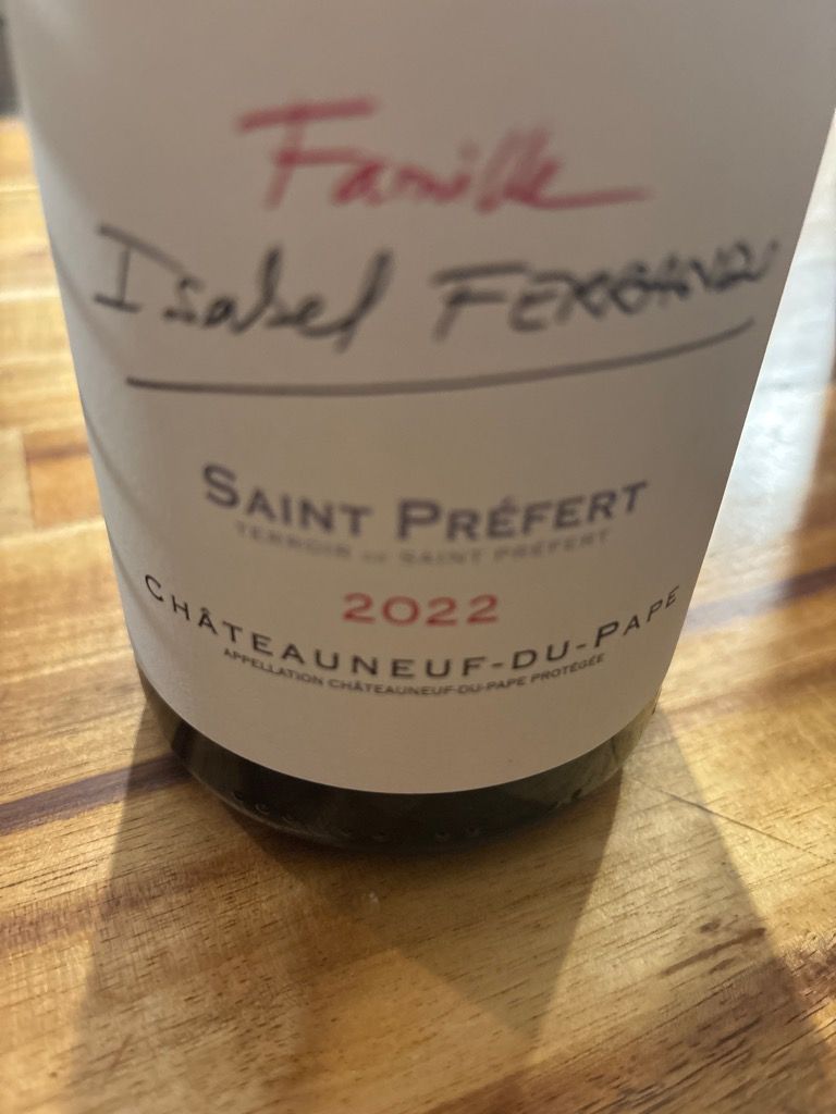 2023 Famille Isabel Ferrando Châteauneuf-du-Pape, France, Rhône ...