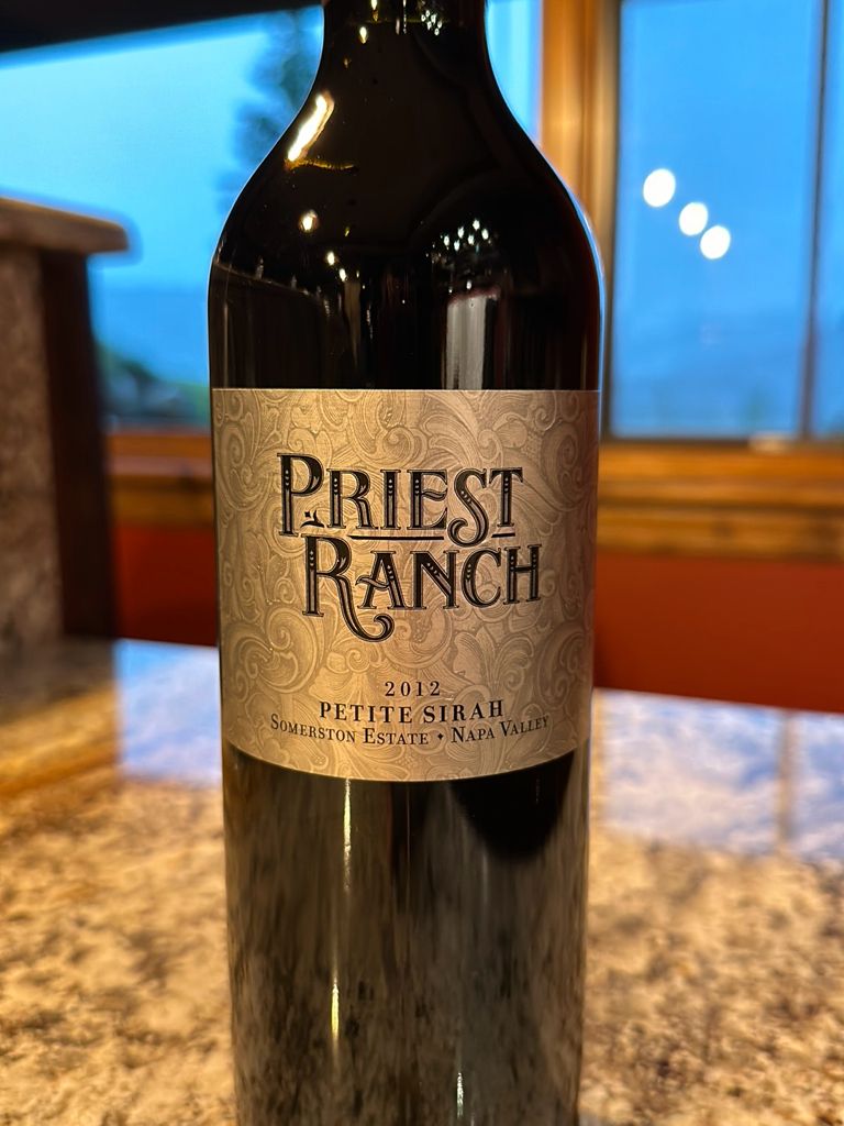 2012 Priest Ranch Petite Sirah Somerston, USA, California, Napa Valley ...