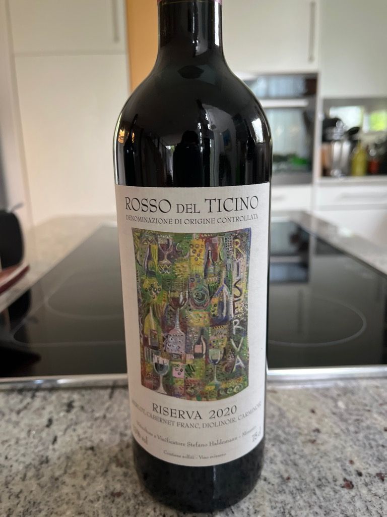 2019 Stefano Haldemann Rosso del Ticino Riserva, Switzerland, Ticino ...