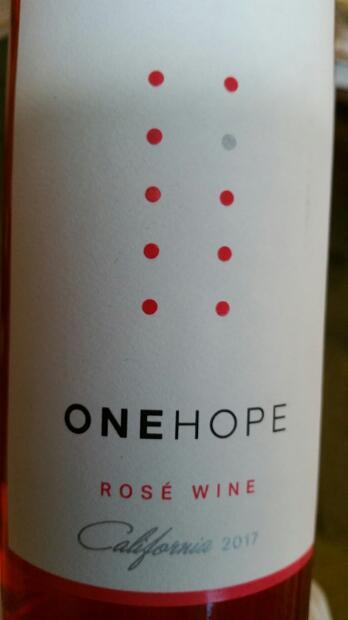 2017 One Hope Rosé, USA, California - CellarTracker