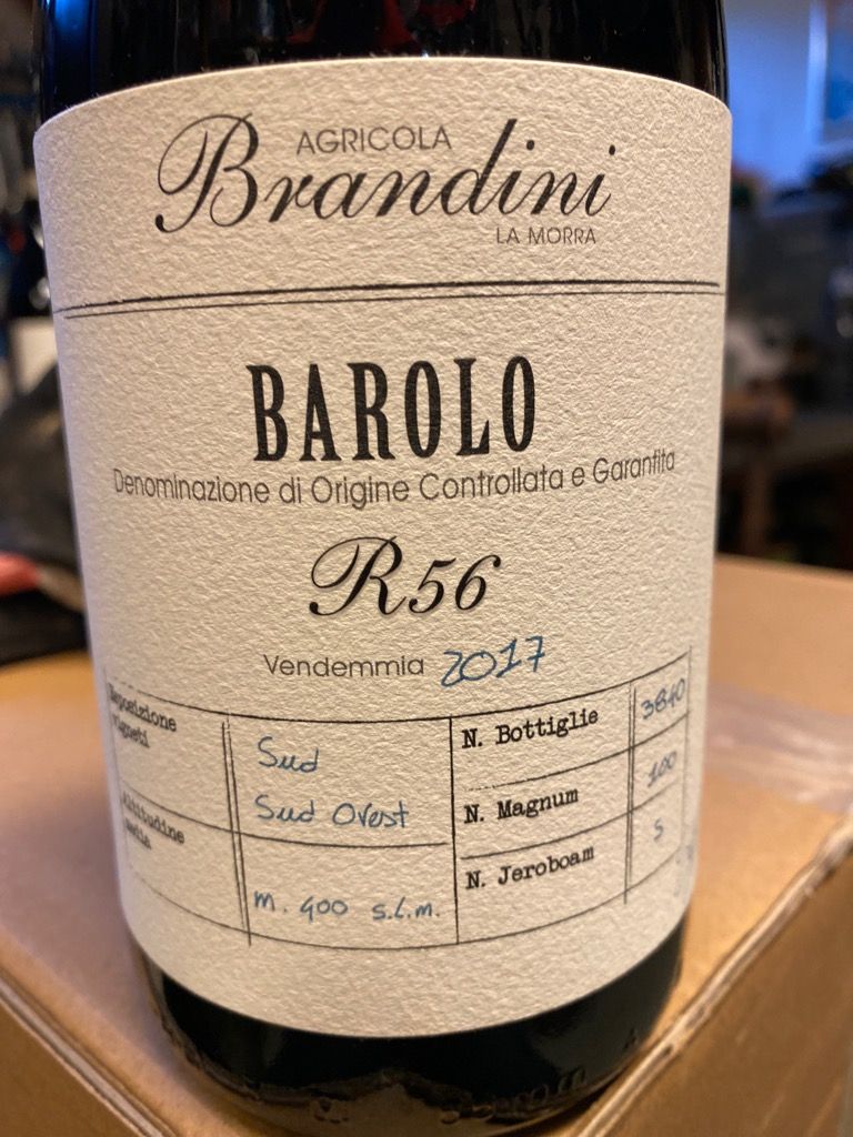 2017 Agricola Brandini Barolo R56, Italy, Piedmont, Langhe, Barolo ...