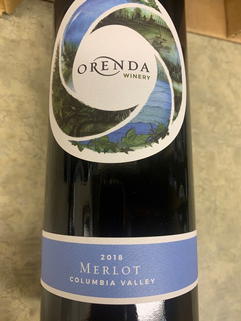 2019 Orenda Winery Merlot, USA, Washington, Columbia Valley - CellarTracker