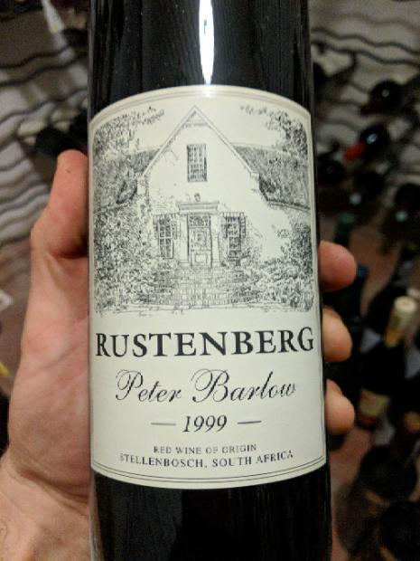1998 Rustenberg Cabernet Sauvignon Peter Barlow, South Africa ...
