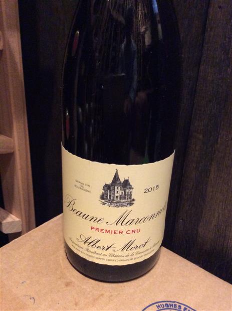2015 Albert Morot Beaune 1er Cru Marconnets, France, Burgundy, Côte de ...
