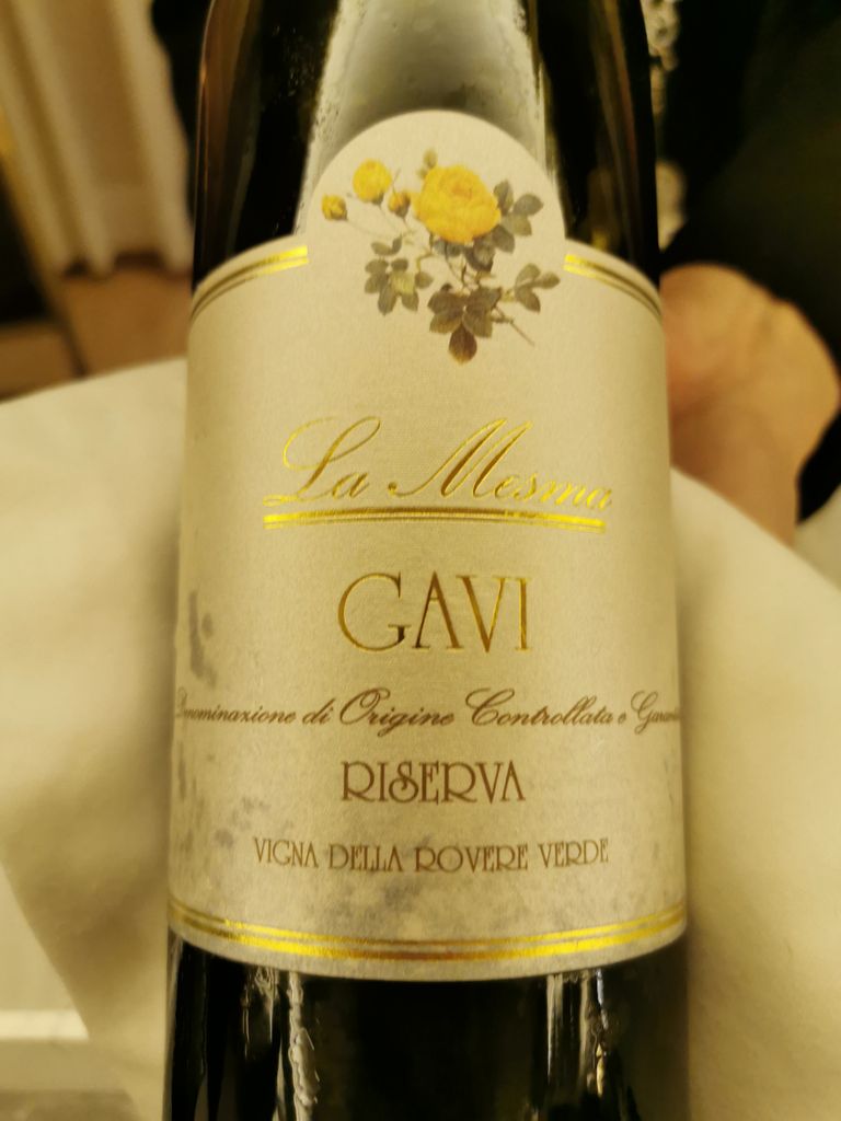 2017 La Mesma Gavi Riserva Vigna della Rovere Verde, Italy, Piedmont ...