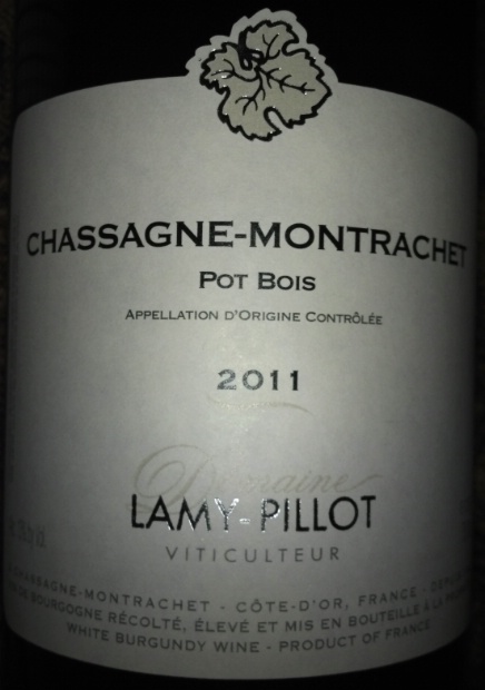 2011 Domaine Lamy-Pillot Chassagne-Montrachet Pot Bois, France ...
