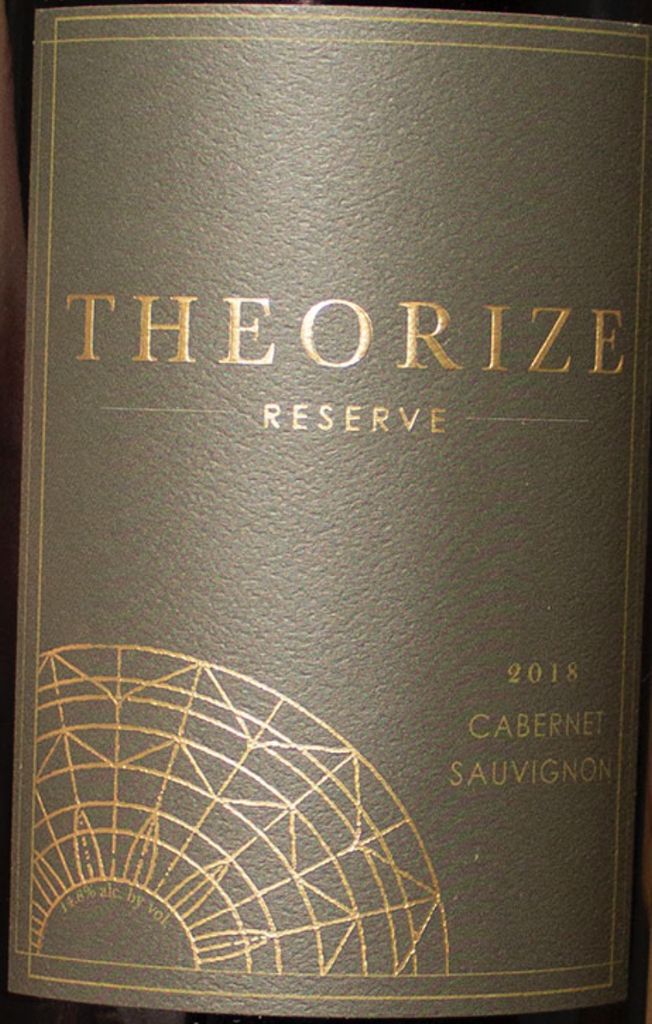 2018 Theorize Cabernet Sauvignon Reserve, USA, California, Napa Valley ...
