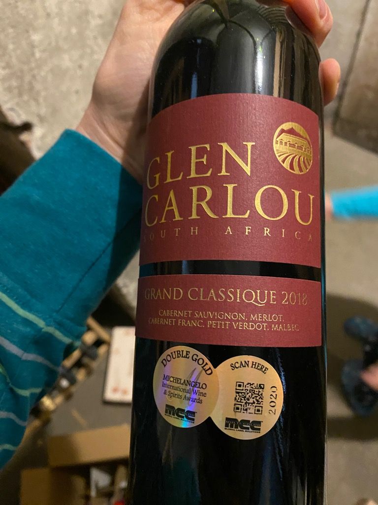 2018 Glen Carlou Syrah, South Africa, Coastal Region, Paarl - CellarTracker