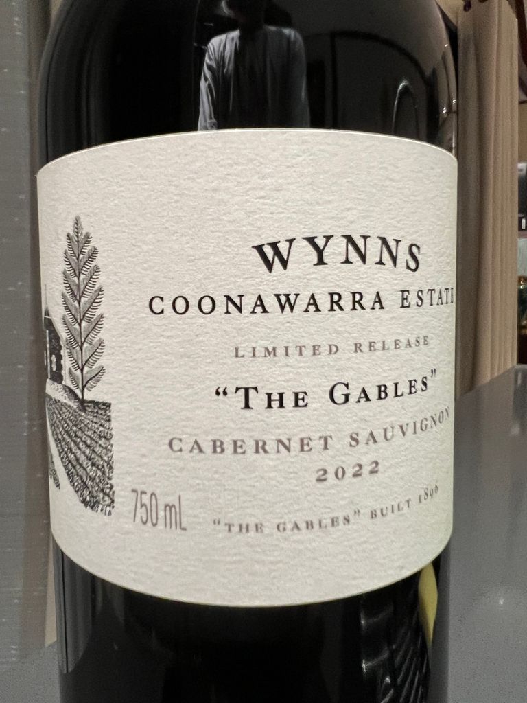 2022 Wynns Coonawarra Estate Cabernet Sauvignon The Gables, Australia ...