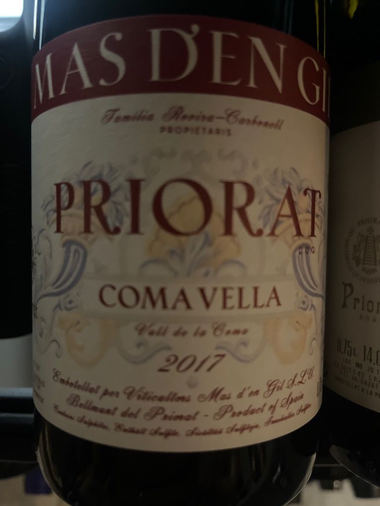 2017 Mas d'en Gil Priorat Coma Vella, Spain, Catalunya, Priorat ...