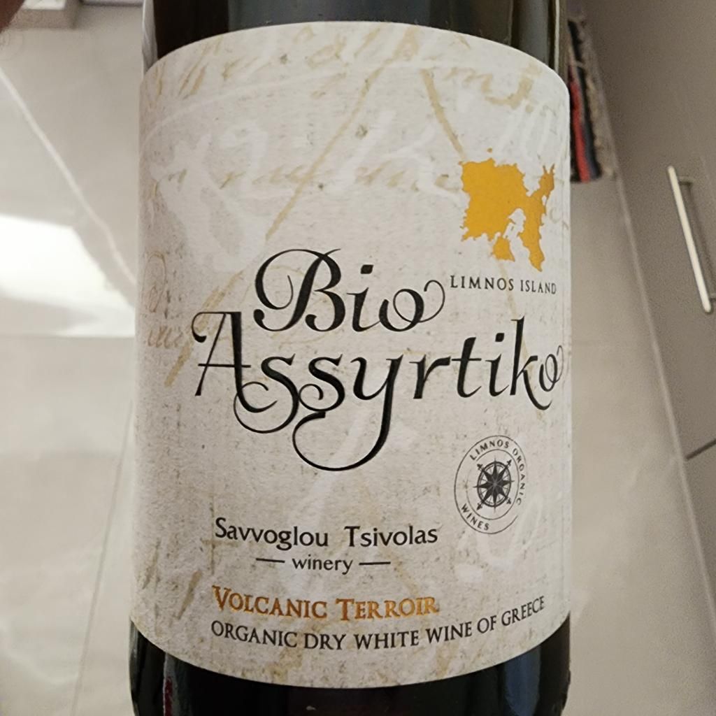2021 Limnos Organic Wines (Savvoglou - Tsivolas) Assyrtiko, Greece ...