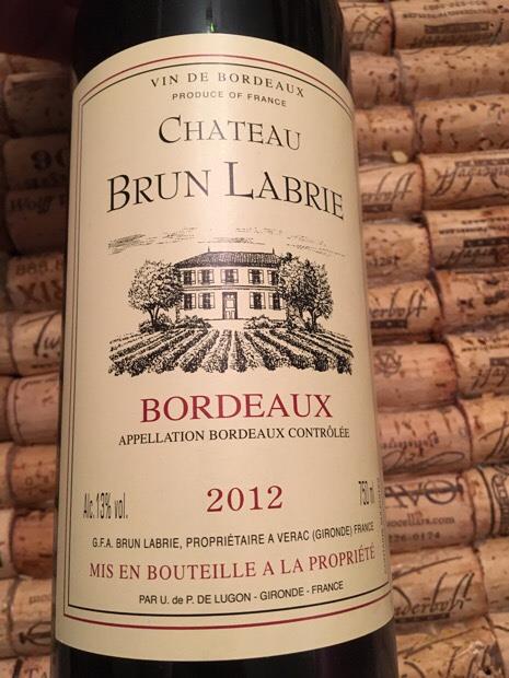 2012 Union De Producteurs De Lugon Chateau Brun Labrie, France ...