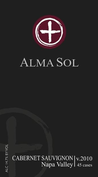 2010 Alma Sol Winery Cabernet Sauvignon, USA, California, Napa Valley ...