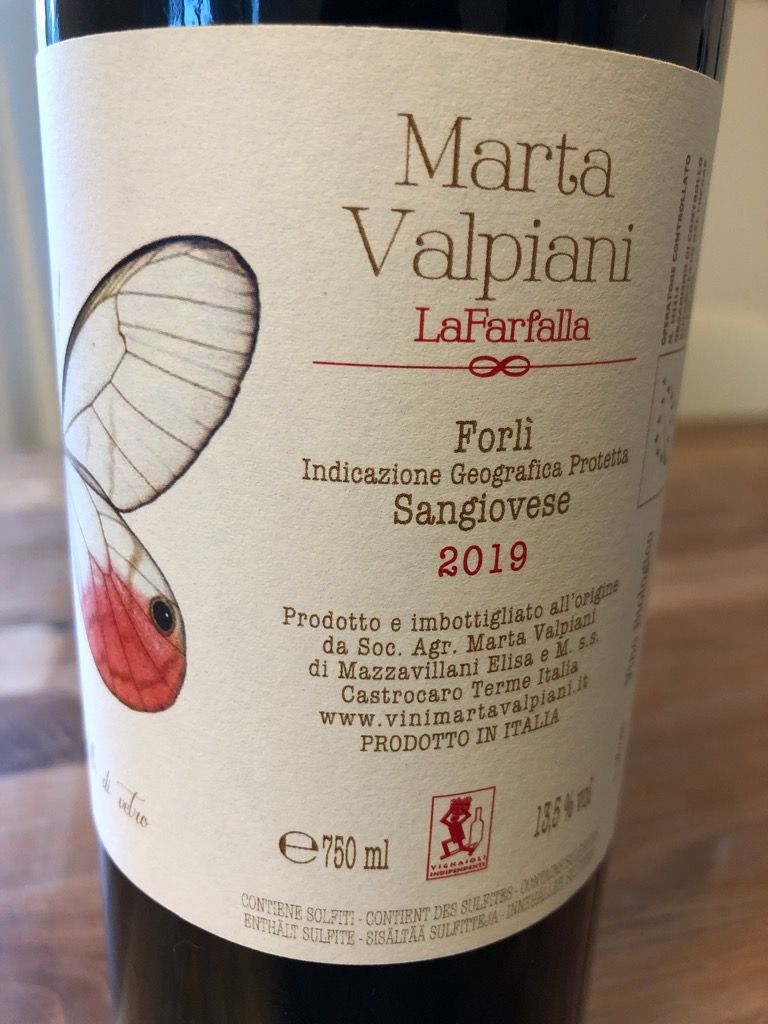 2020 Marta Valpiani La Farfalla Forlì IGT, Italy, Emilia-Romagna, Forlì ...