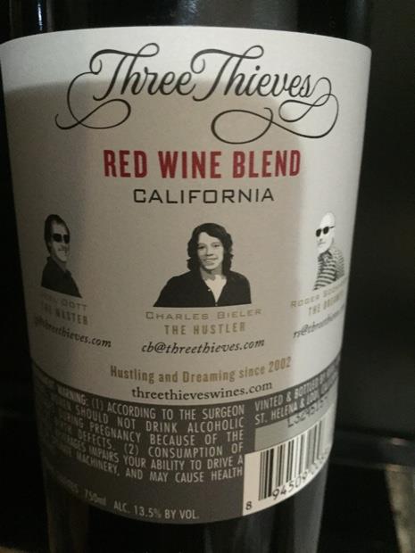 2014 Three Thieves Cabernet Sauvignon, USA, California - CellarTracker