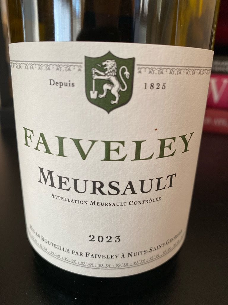 2023 Faiveley Meursault, France, Burgundy, Côte de Beaune, Meursault - CellarTracker