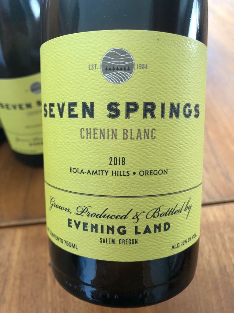 2018 Evening Land Vineyards Chenin Blanc Seven Springs Vineyard, USA ...
