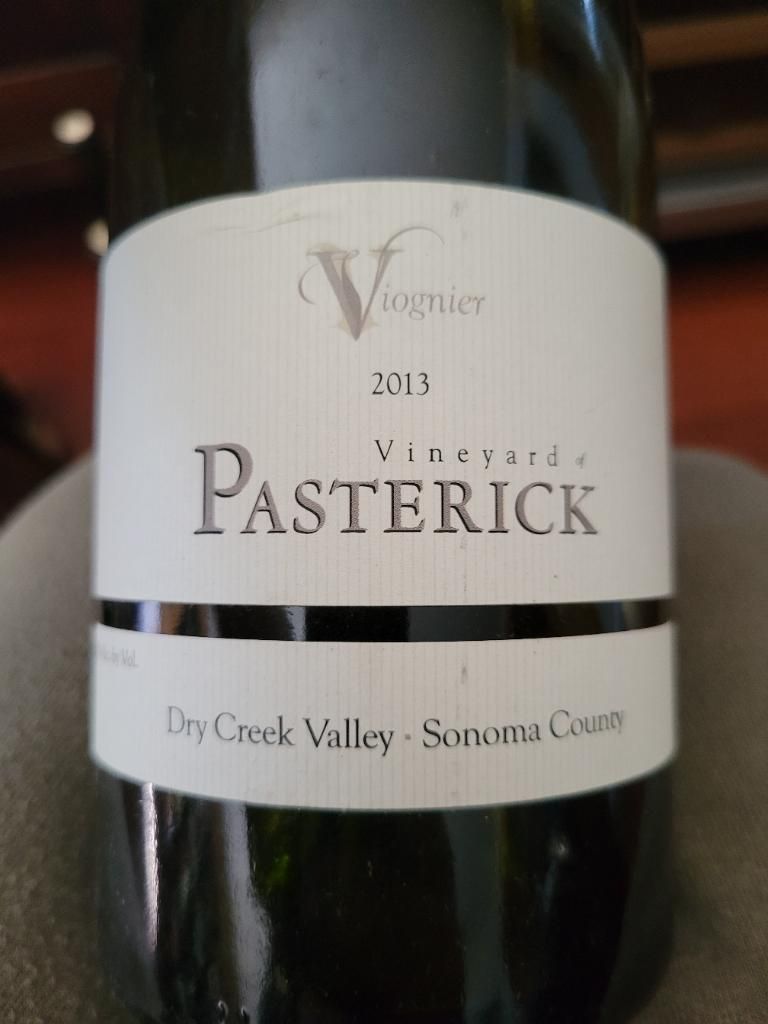 2013 Vineyard of Pasterick Viognier, USA, California, Sonoma County ...