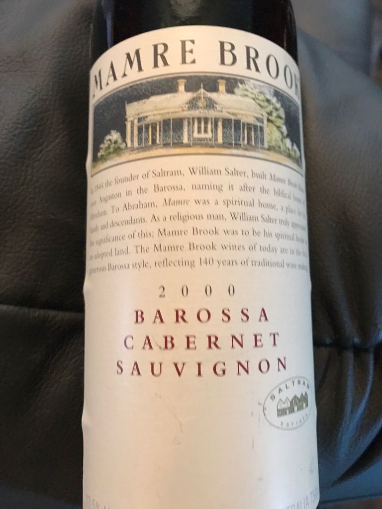 1999 Saltram Mamre Brook Claret, Australia, South Australia, Barossa ...