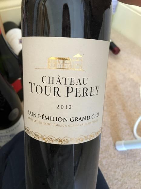 2012 Château Tour Perey, France, Bordeaux, Libournais, St. Émilion ...