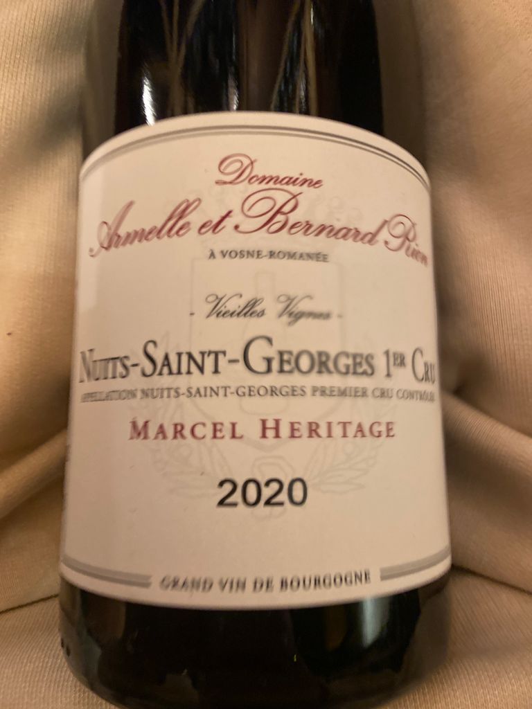 2020 Domaine Armelle et Bernard Rion Nuits St. Georges 1er Cru Les Damodes Vieilles Vignes ...