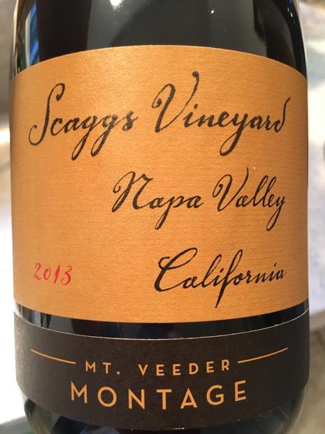 2013 Scaggs Vineyard Montage, USA, California, Napa Valley, Mt. Veeder ...