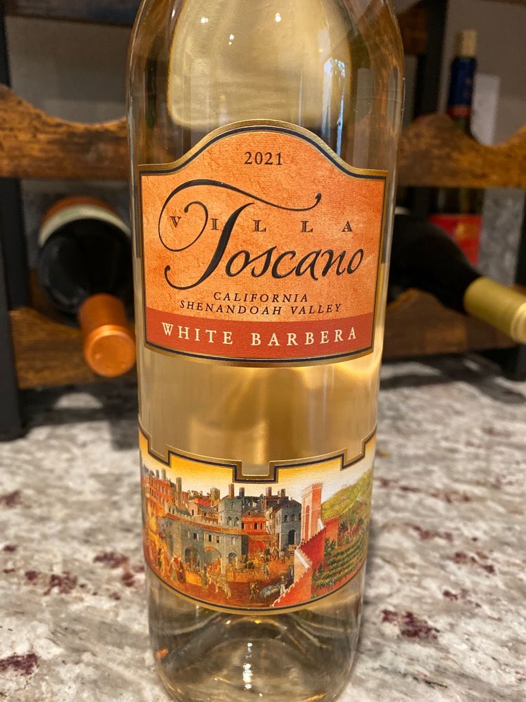 2021 Villa Toscano Barbera White Barbera, USA, California, Sierra ...