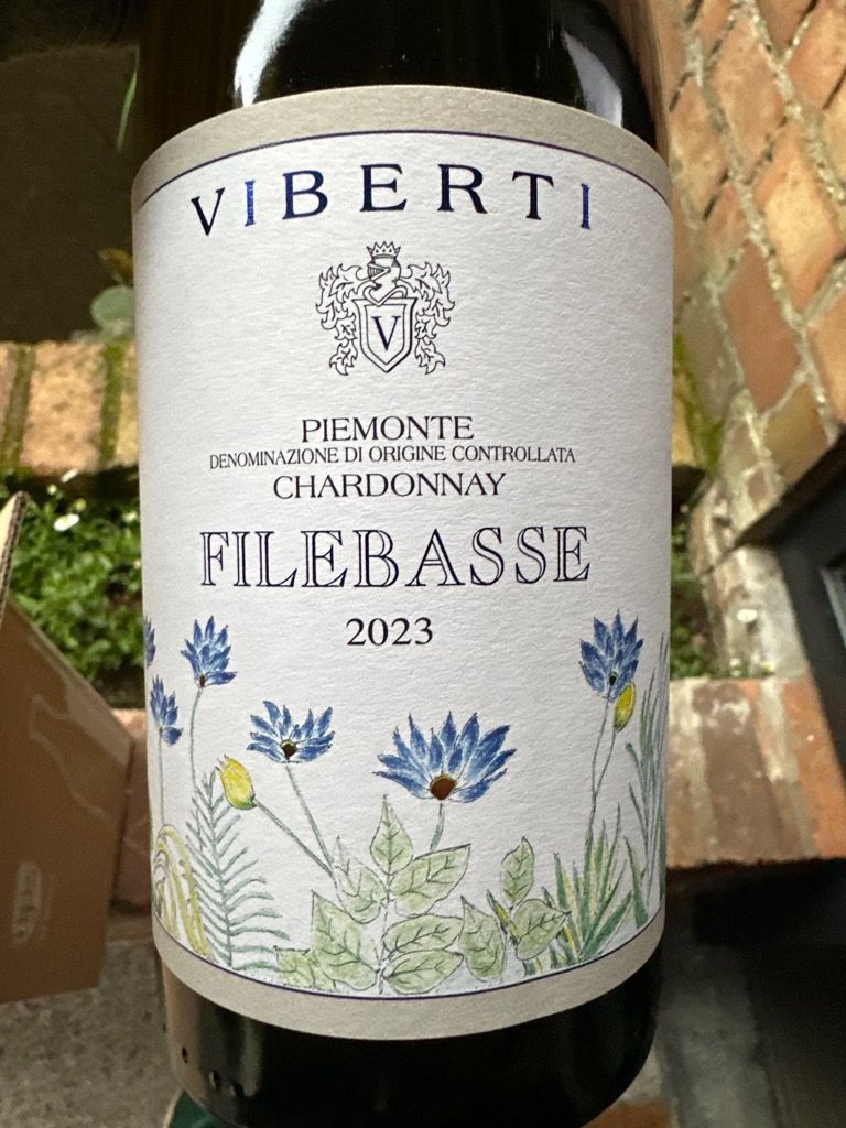 2023 Viberti Giovanni Chardonnay Filebasse, Italy, Piedmont, Piemonte ...