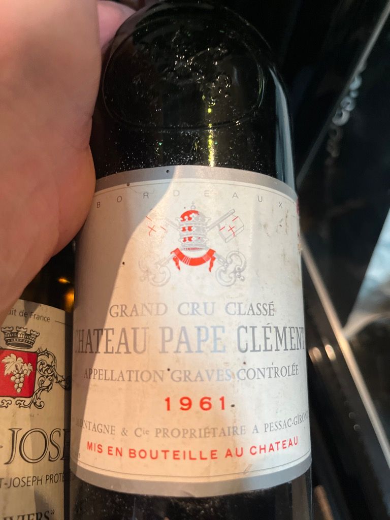 1961 Château Pape Clément Blanc, France, Bordeaux, Graves, Pessac ...