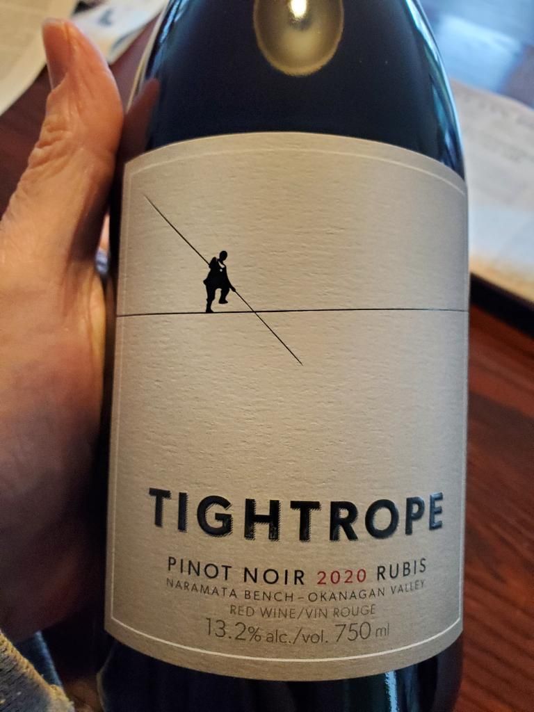 2023 Tightrope Pinot Noir Rubis, Canada, British Columbia, Okanagan ...