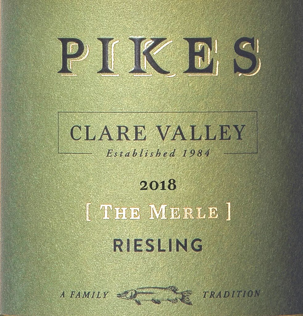2018 Pikes Riesling Reserve The Merle, Australia, South Australia ...