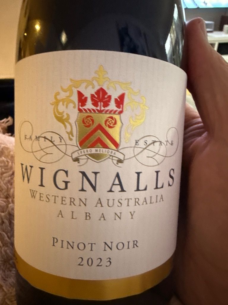 2023 Wignalls Pinot Noir Single Vineyard, Australia, Western Australia ...