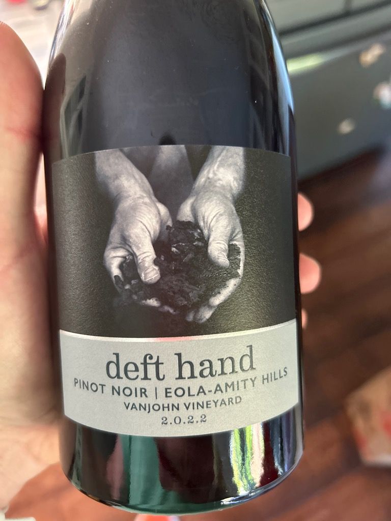 2022 Deft Hand Pinot Noir VanJohn Vineyard, USA, Oregon, Willamette ...